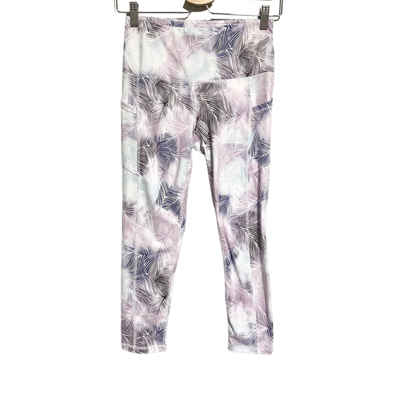 GAIAM | Pants & Jumpsuits | Gaiam Palm Print Palm Tree Leggings High ...